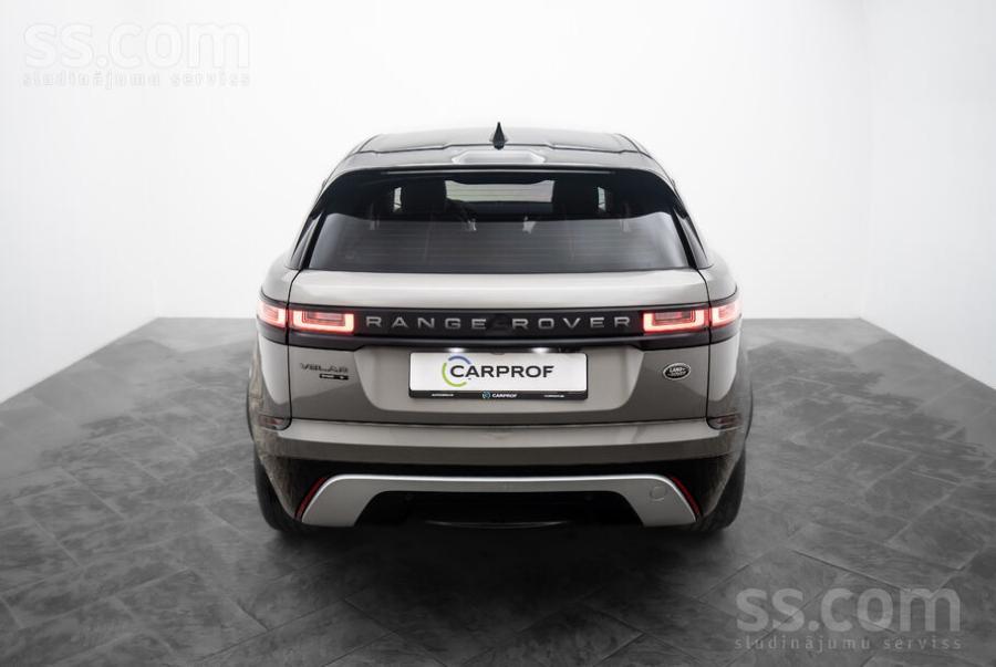 Grey Land Rover Range Rover Velar 2019 in Riga, with an engine capacity of 2.00 L and mileage of 150 thousand km for 26999 €, photo 5 on AUTOMOTO.COM.LV