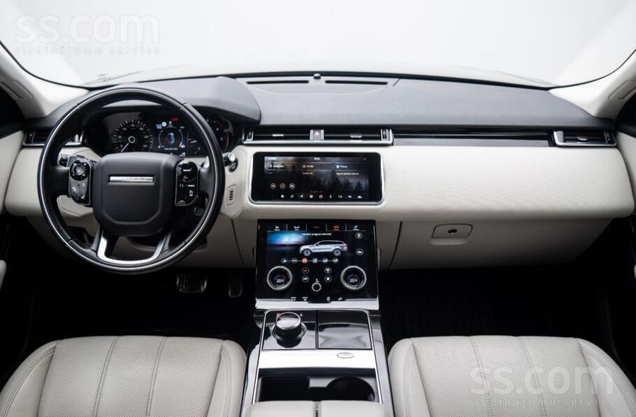 Grey Land Rover Range Rover Velar 2019 in Riga, with an engine capacity of 2.00 L and mileage of 150 thousand km for 26999 €, photo 12 on AUTOMOTO.COM.LV