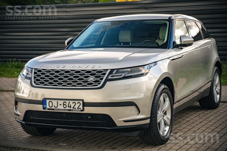 Pelēks Land Rover Range Rover Velar 2019 Rīga, ar dzinēja tilpumu 2.00 L un nobraukumu 0 tūkst. km par 24990 €, foto 1 vietnē AUTOMOTO.COM.LV