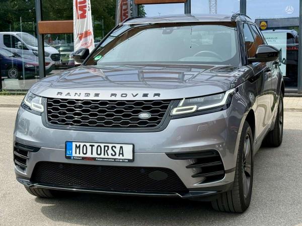Pelēks Land Rover Range Rover Velar 2019 Kauņa, ar dzinēja tilpumu 2.00 L un nobraukumu 186 tūkst. km par 20490 €, foto 2 vietnē AUTOMOTO.COM.LV