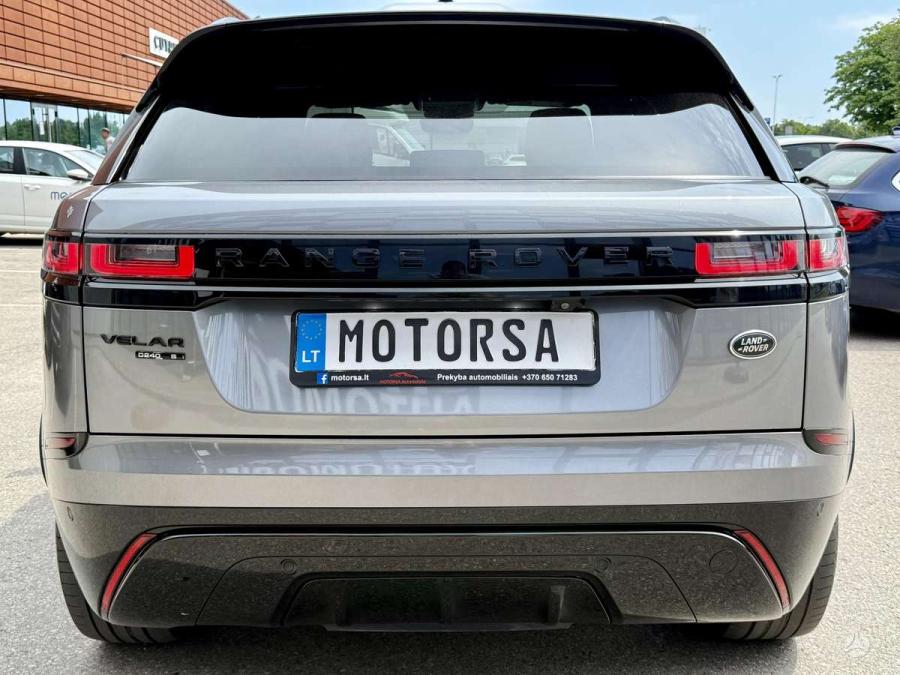 Pelēks Land Rover Range Rover Velar 2019 Kauņa, ar dzinēja tilpumu 2.00 L un nobraukumu 186 tūkst. km par 20490 €, foto 35 vietnē AUTOMOTO.COM.LV