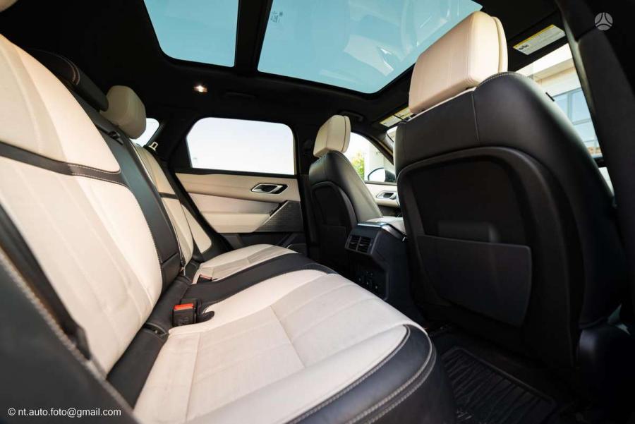 Pelēks Land Rover Range Rover Velar 2019 Viļņa, ar dzinēja tilpumu 3.00 L un nobraukumu 82 tūkst. km par 29500 €, foto 11 vietnē AUTOMOTO.COM.LV