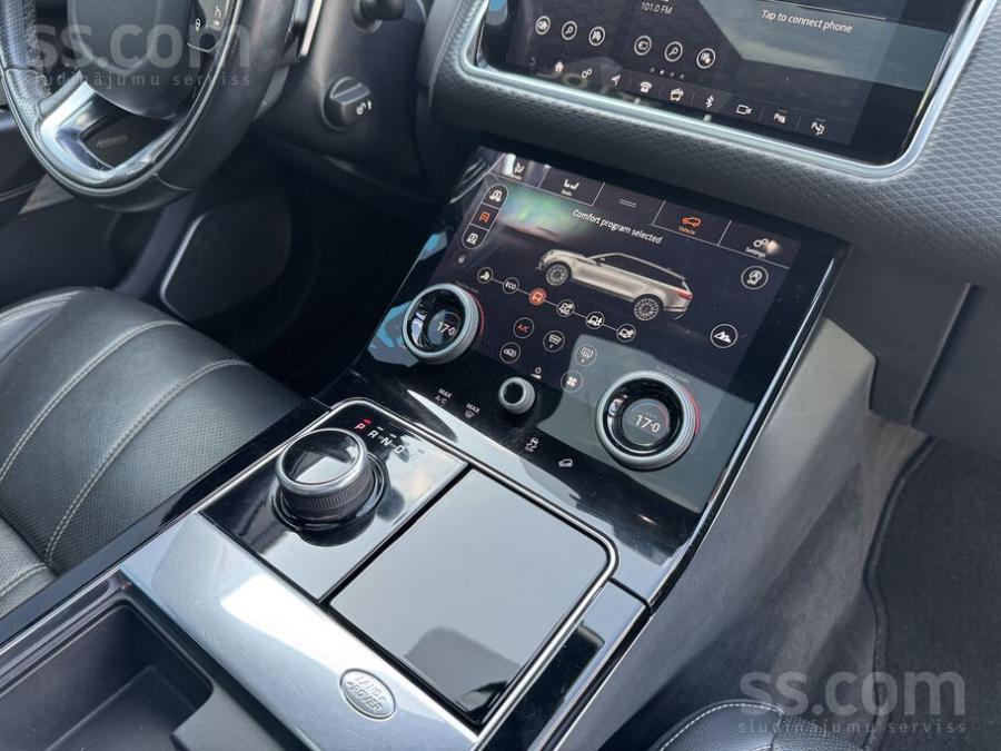 Pelēks Land Rover Range Rover Velar 2019 Rīga, ar dzinēja tilpumu 3.00 L un nobraukumu 0 tūkst. km par 23450 €, foto 14 vietnē AUTOMOTO.COM.LV