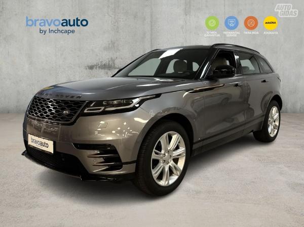 Grey Land Rover Range Rover Velar 2020 in Vilnius, with an engine capacity of 2.00 L and mileage of 46 thousand km for 39999 €, photo 1 on AUTOMOTO.COM.LV