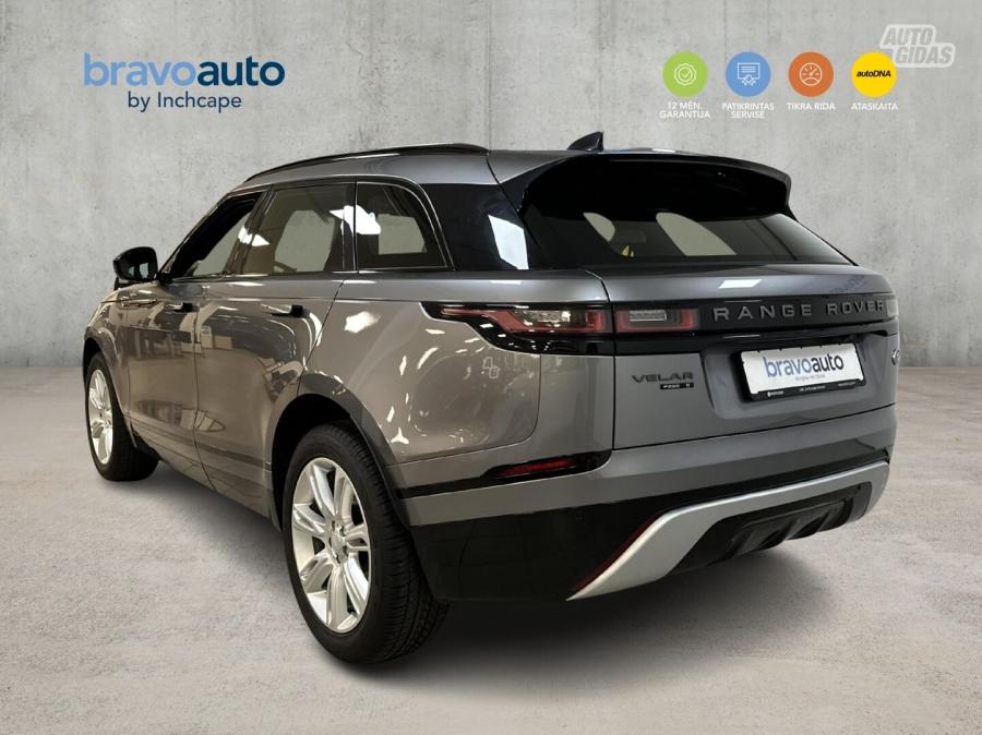 Grey Land Rover Range Rover Velar 2020 in Vilnius, with an engine capacity of 2.00 L and mileage of 47 thousand km for 37000 €, photo 3 on AUTOMOTO.COM.LV