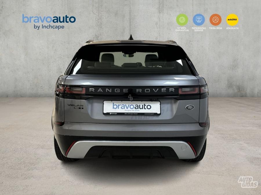 Grey Land Rover Range Rover Velar 2020 in Vilnius, with an engine capacity of 2.00 L and mileage of 47 thousand km for 37000 €, photo 4 on AUTOMOTO.COM.LV