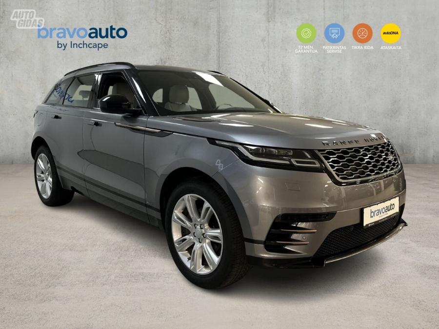 Grey Land Rover Range Rover Velar 2020 in Vilnius, with an engine capacity of 2.00 L and mileage of 47 thousand km for 37000 €, photo 6 on AUTOMOTO.COM.LV