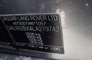 Grey Land Rover Range Rover Velar 2020 in Vilnius, with an engine capacity of 2.00 L and mileage of 57 thousand km for 27900 €, photo 36 on AUTOMOTO.COM.LV