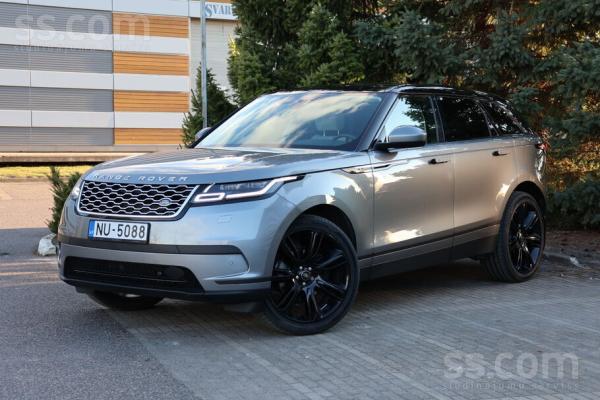 Grey Land Rover Range Rover Velar 2020 in Riga, with an engine capacity of 2.00 L and mileage of 93 thousand km for 28550 €, photo 1 on AUTOMOTO.COM.LV
