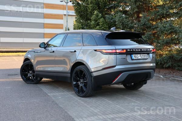 Grey Land Rover Range Rover Velar 2020 in Riga, with an engine capacity of 2.00 L and mileage of 93 thousand km for 28550 €, photo 3 on AUTOMOTO.COM.LV