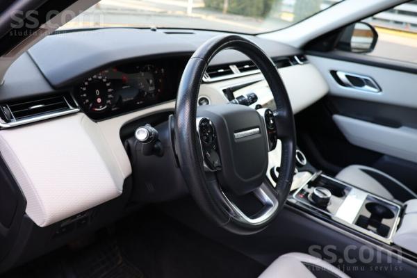 Grey Land Rover Range Rover Velar 2020 in Riga, with an engine capacity of 2.00 L and mileage of 93 thousand km for 28550 €, photo 6 on AUTOMOTO.COM.LV