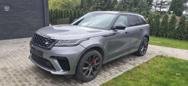 Grey Land Rover Range Rover Velar 2020 in Kaunas, with an engine capacity of 5.00 L and mileage of 41 thousand km for 27500 €, photo 3 on AUTOMOTO.COM.LV