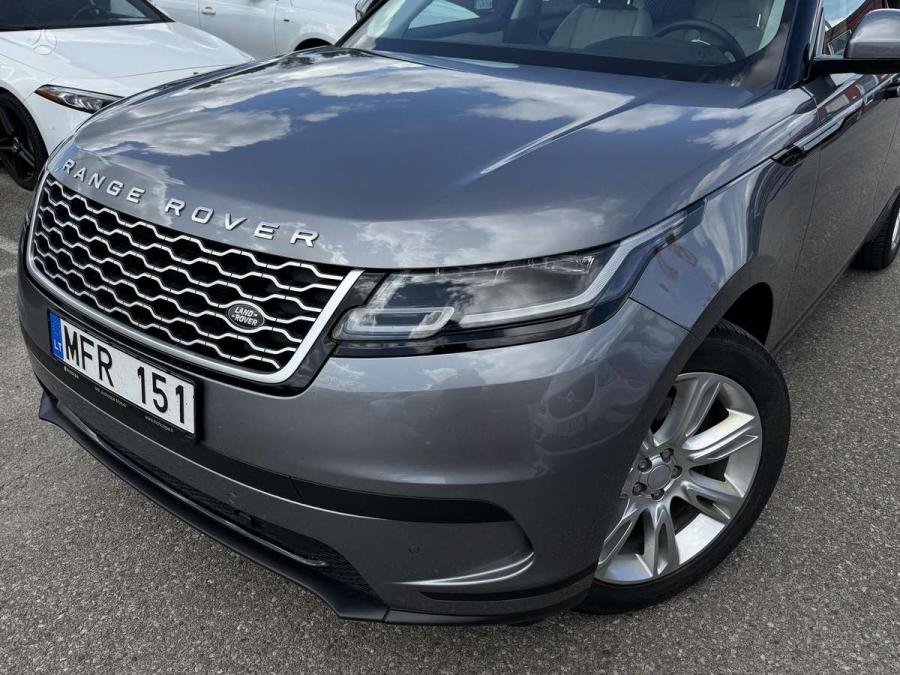 Grey Land Rover Range Rover Velar 2022 in Vilnius, with an engine capacity of 2.00 L and mileage of 54 thousand km for 33590 €, photo 7 on AUTOMOTO.COM.LV