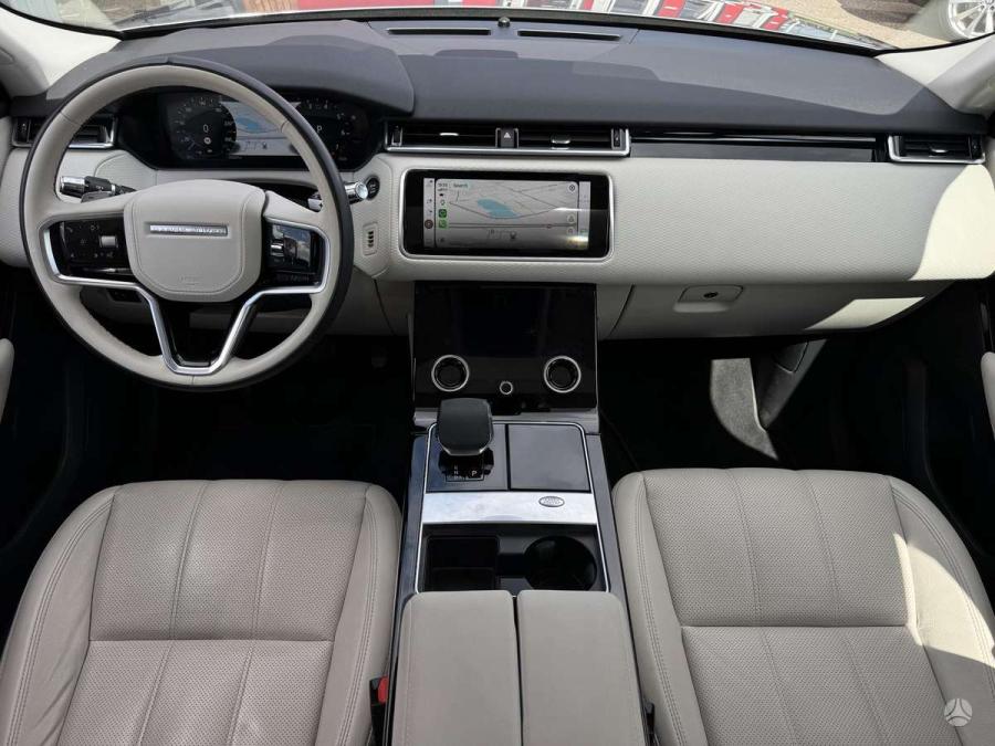 Grey Land Rover Range Rover Velar 2022 in Vilnius, with an engine capacity of 2.00 L and mileage of 54 thousand km for 33590 €, photo 25 on AUTOMOTO.COM.LV