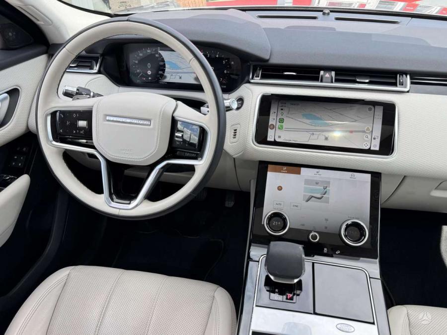 Grey Land Rover Range Rover Velar 2022 in Vilnius, with an engine capacity of 2.00 L and mileage of 54 thousand km for 33590 €, photo 26 on AUTOMOTO.COM.LV