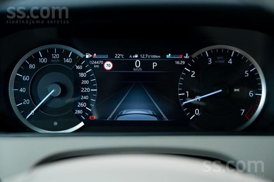 Pelēks Land Rover Range Rover Velar 2023 Rīga, ar dzinēja tilpumu 2.00 L un nobraukumu 24 tūkst. km par 39990 €, foto 19 vietnē AUTOMOTO.COM.LV