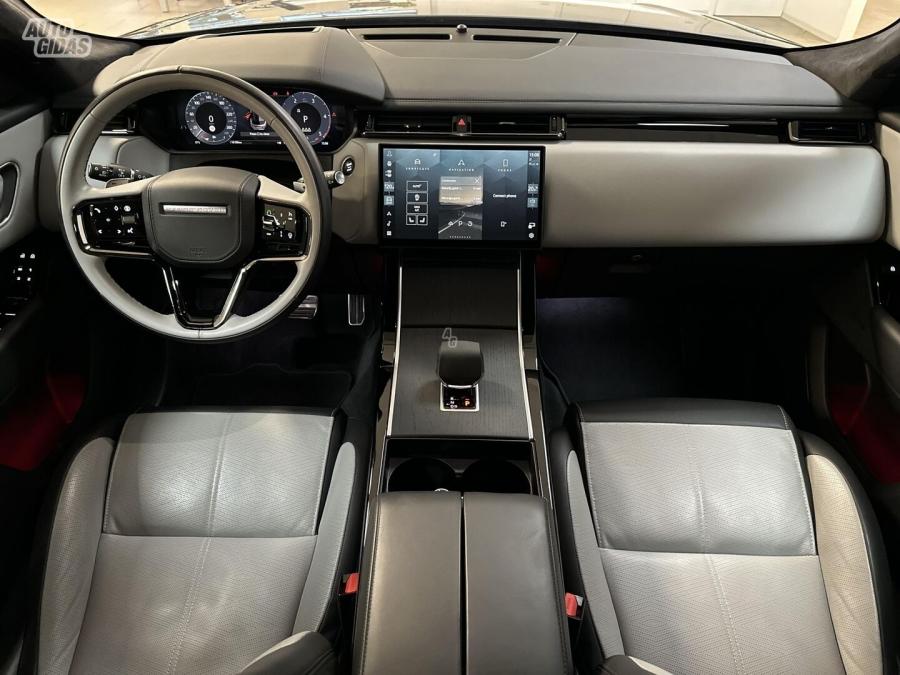Pelēks Land Rover Range Rover Velar 2024 Viļņa, ar dzinēja tilpumu 3.00 L un nobraukumu 23 tūkst. km par 76000 €, foto 16 vietnē AUTOMOTO.COM.LV