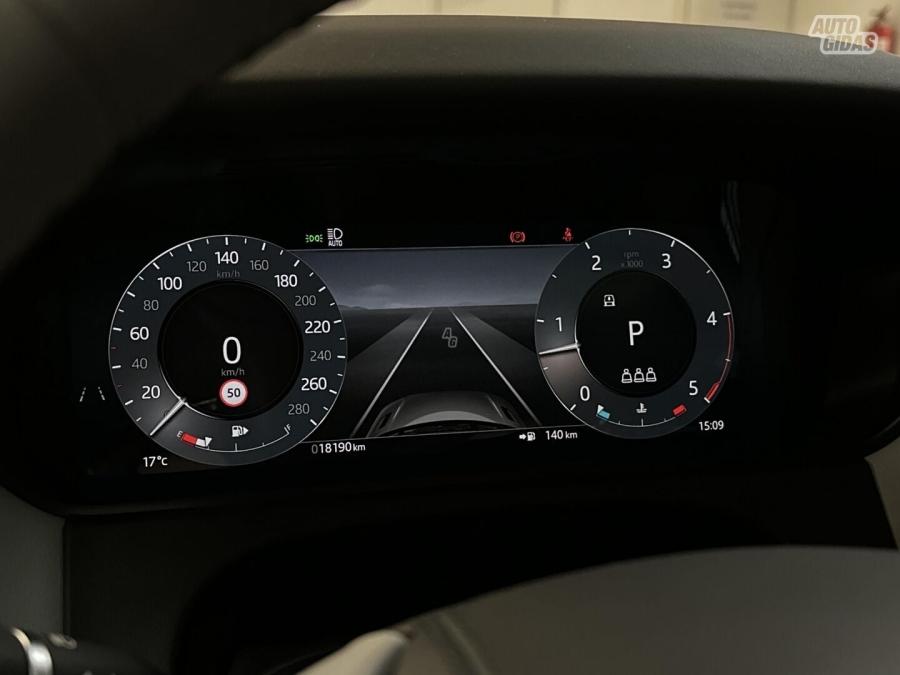 Pelēks Land Rover Range Rover Velar 2024 Viļņa, ar dzinēja tilpumu 3.00 L un nobraukumu 23 tūkst. km par 76000 €, foto 18 vietnē AUTOMOTO.COM.LV