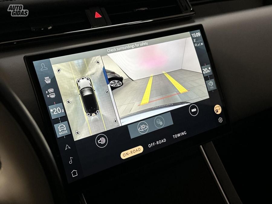 Pelēks Land Rover Range Rover Velar 2024 Viļņa, ar dzinēja tilpumu 3.00 L un nobraukumu 23 tūkst. km par 76000 €, foto 19 vietnē AUTOMOTO.COM.LV