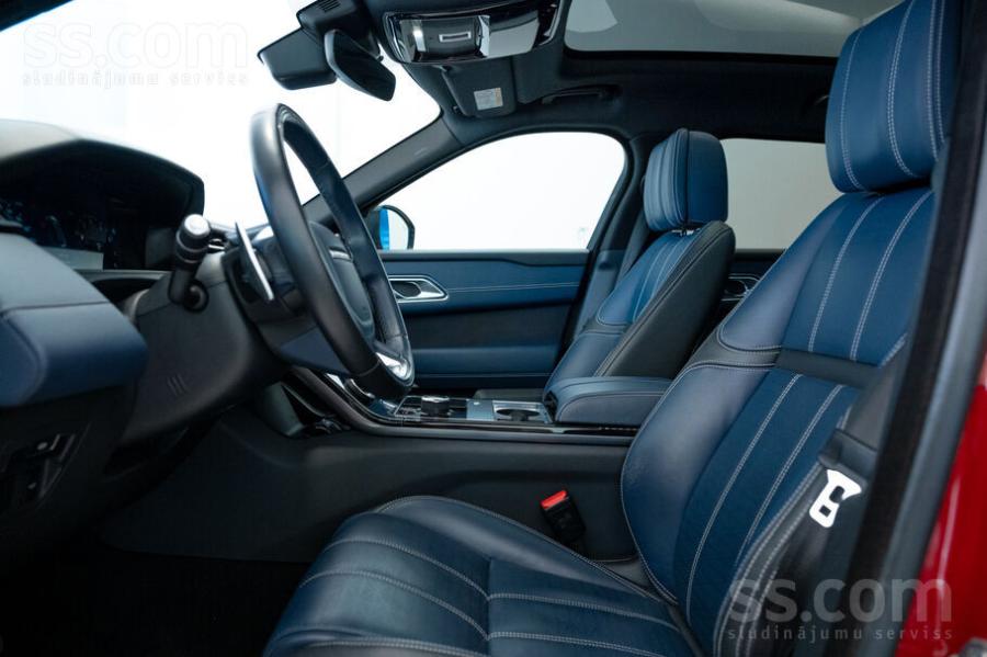 Red Land Rover Range Rover Velar 2017 in Riga, with an engine capacity of 2.00 L and mileage of 55 thousand km for 29990 €, photo 9 on AUTOMOTO.COM.LV