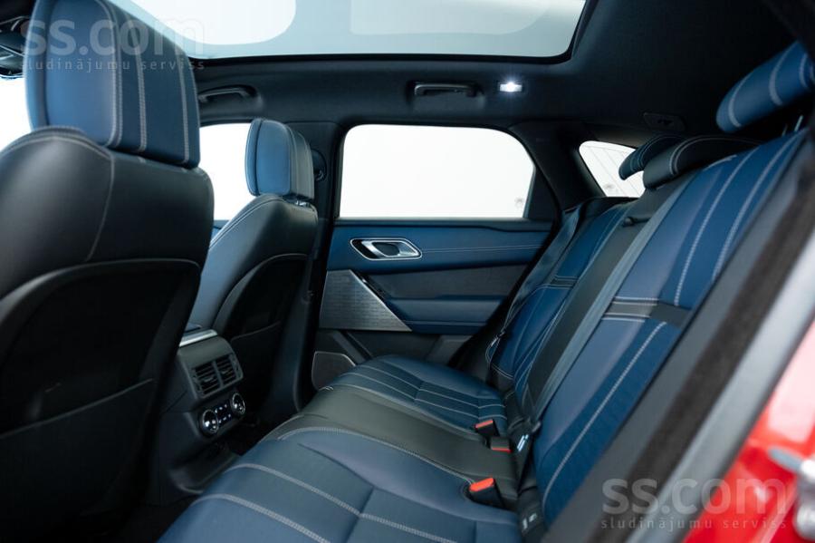 Red Land Rover Range Rover Velar 2017 in Riga, with an engine capacity of 2.00 L and mileage of 55 thousand km for 29990 €, photo 10 on AUTOMOTO.COM.LV