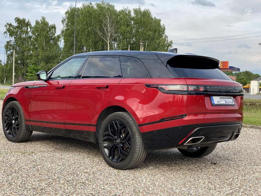 Sarkans Land Rover Range Rover Velar 2021 Kauņa, ar dzinēja tilpumu 2.00 L un nobraukumu 19 tūkst. km par 12500 €, foto 5 vietnē AUTOMOTO.COM.LV