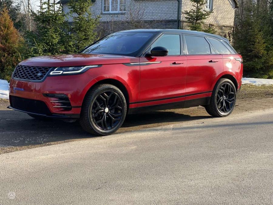 Sarkans Land Rover Range Rover Velar 2021 Kauņa, ar dzinēja tilpumu 2.00 L un nobraukumu 19 tūkst. km par 12500 €, foto 6 vietnē AUTOMOTO.COM.LV