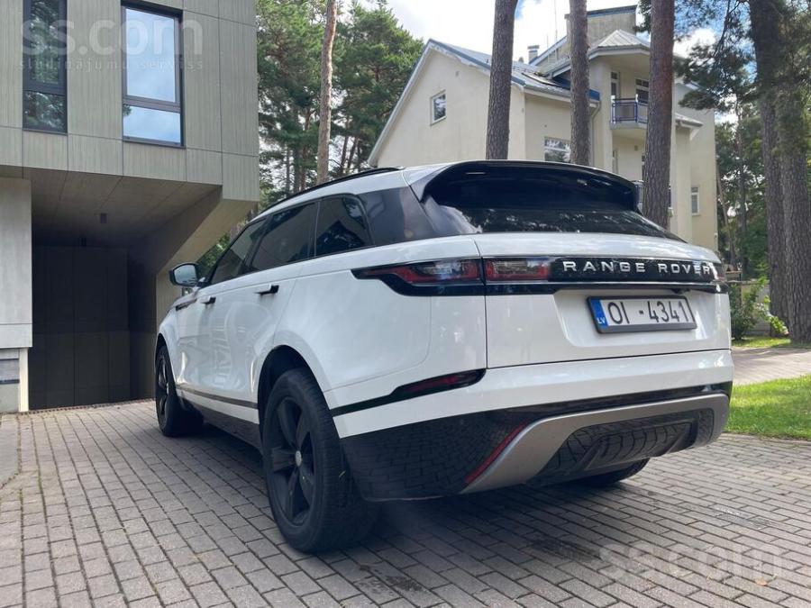 White Land Rover Range Rover Velar 2018 in Riga, with an engine capacity of 2.00 L and mileage of 96 thousand km for 28600 €, photo 4 on AUTOMOTO.COM.LV