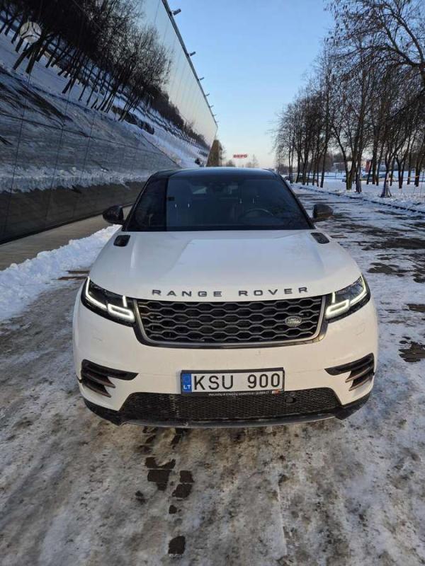 White Land Rover Range Rover Velar 2019 in Kaunas, with an engine capacity of 2.00 L and mileage of 87 thousand km for 24900 €, photo 2 on AUTOMOTO.COM.LV