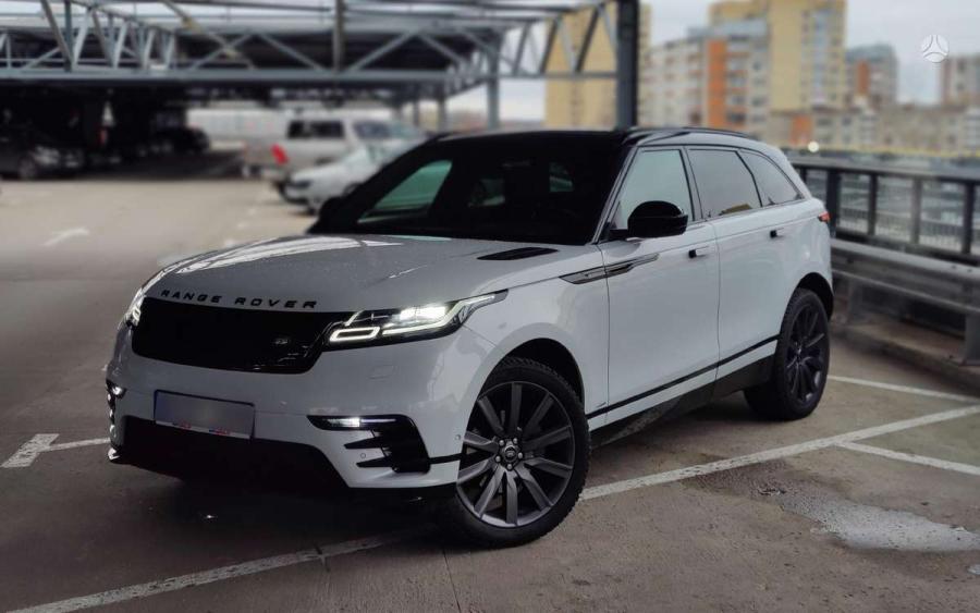 White Land Rover Range Rover Velar 2019 in Siauliai, with an engine capacity of 2.00 L and mileage of 100 thousand km for 25400 €, photo 1 on AUTOMOTO.COM.LV