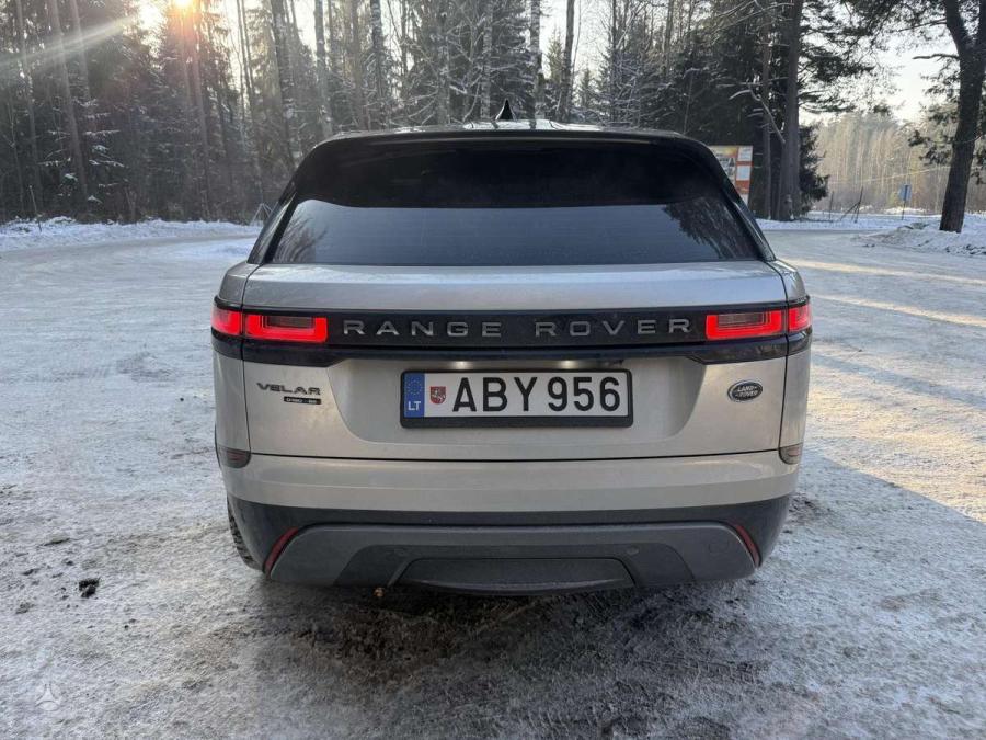 Yellow Land Rover Range Rover Velar 2018 in Klaipeda, with an engine capacity of 2.00 L and mileage of 154 thousand km for 19600 €, photo 6 on AUTOMOTO.COM.LV