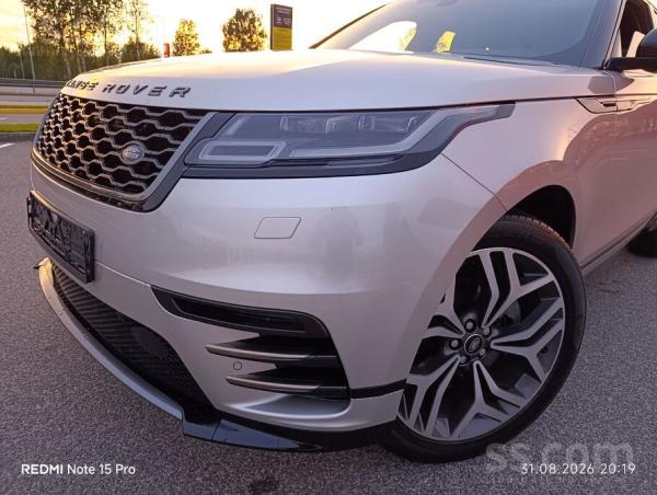 Land Rover Range Rover Velar 2018 in Riga on AUTOMOTO.COM.LV Yellow Land Rover Range Rover Velar 2018 in Riga, with an engine capacity of 3.00 L and mileage of 115 thousand km for 23990 €, photo 1 on AUTOMOTO.COM.LV