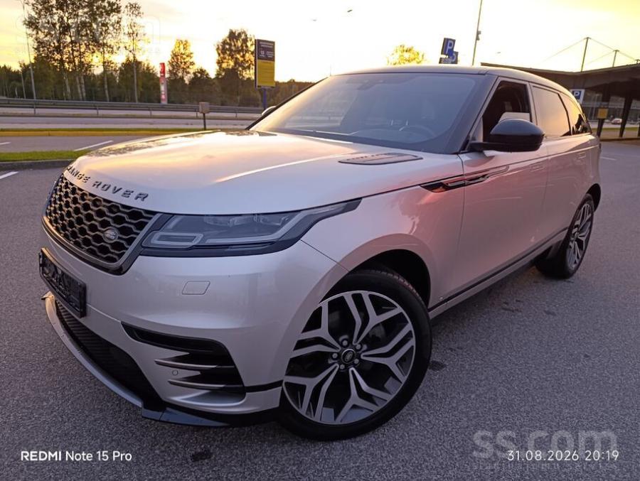Yellow Land Rover Range Rover Velar 2018 in Riga, with an engine capacity of 3.00 L and mileage of 115 thousand km for 23990 €, photo 3 on AUTOMOTO.COM.LV