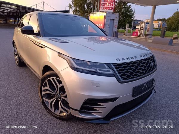 Land Rover Range Rover Velar 2018 in Riga on AUTOMOTO.COM.LV Yellow Land Rover Range Rover Velar 2018 in Riga, with an engine capacity of 3.00 L and mileage of 115 thousand km for 23990 €, photo 7 on AUTOMOTO.COM.LV