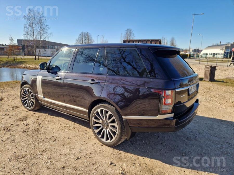 Violet Land Rover Range Rover 2014 in Liepaja, with an engine capacity of 4.40 L and mileage of 293 thousand km for 6500 €, photo 4 on AUTOMOTO.COM.LV