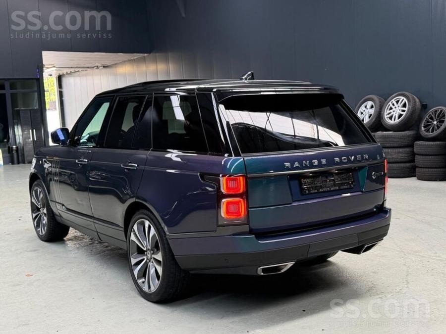 Violet Land Rover Range Rover 2018 in Jurmala, with an engine capacity of 5.00 L and mileage of 202 thousand km for 27900 €, photo 5 on AUTOMOTO.COM.LV