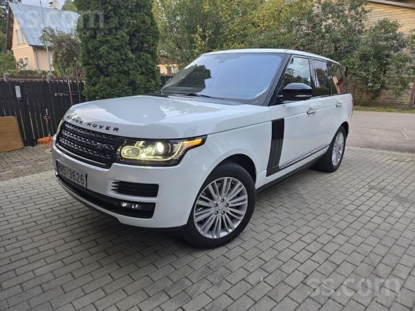 Balts Land Rover Range Rover 2014 Jūrmala, ar dzinēja tilpumu 4.40 L un nobraukumu 185 tūkst. km par 26200 €, foto 1 vietnē AUTOMOTO.COM.LV