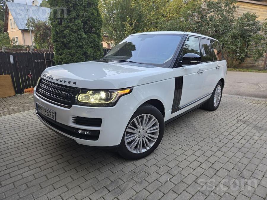 White Land Rover Range Rover 2014 in Jurmala, with an engine capacity of 4.40 L and mileage of 185 thousand km for 26200 €, photo 1 on AUTOMOTO.COM.LV