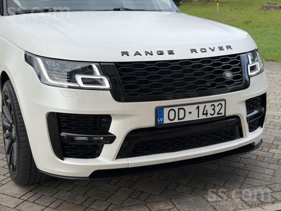 White Land Rover Range Rover 2014 in Jelgava, with an engine capacity of 5.00 L and mileage of 175 thousand km for 28500 €, photo 10 on AUTOMOTO.COM.LV