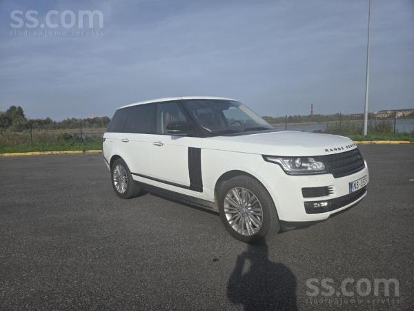 White Land Rover Range Rover 2014 in Jurmala, with an engine capacity of 4.40 L and mileage of 192 thousand km for 22200 €, photo 3 on AUTOMOTO.COM.LV