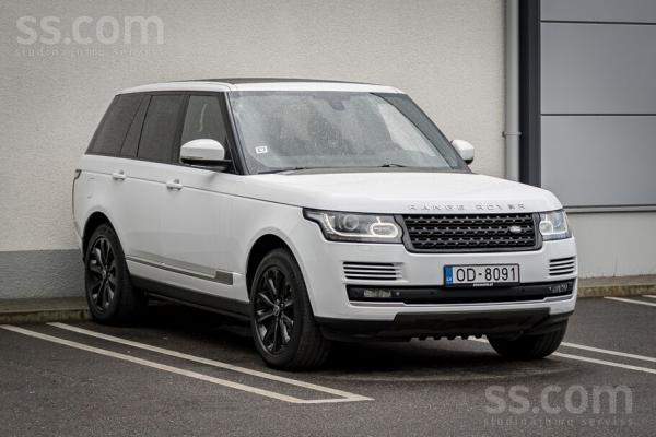 White Land Rover Range Rover 2015 in Riga, with an engine capacity of 3.00 L and mileage of 0 thousand km for 20500 €, photo 3 on AUTOMOTO.COM.LV