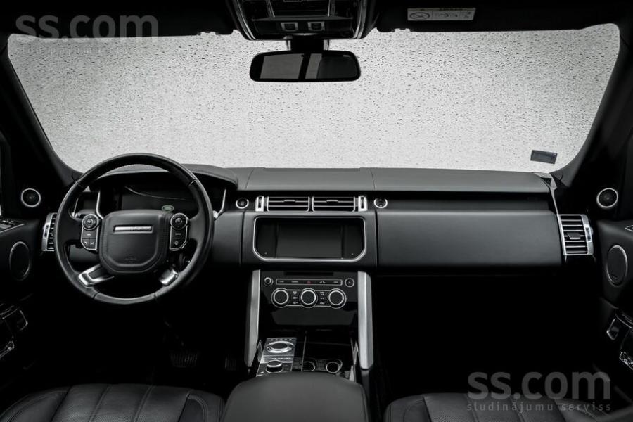 White Land Rover Range Rover 2015 in Riga, with an engine capacity of 3.00 L and mileage of 0 thousand km for 20500 €, photo 17 on AUTOMOTO.COM.LV