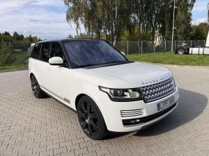 White Land Rover Range Rover 2016 in Vilnius, with an engine capacity of 2.99 L and mileage of 165 thousand km for 25900 €, photo  on AUTOMOTO.COM.LV