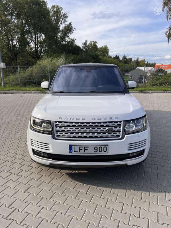 Balts Land Rover Range Rover 2016 Viļņa, ar dzinēja tilpumu 2.99 L un nobraukumu 165 tūkst. km par 25900 €, foto 4 vietnē AUTOMOTO.COM.LV