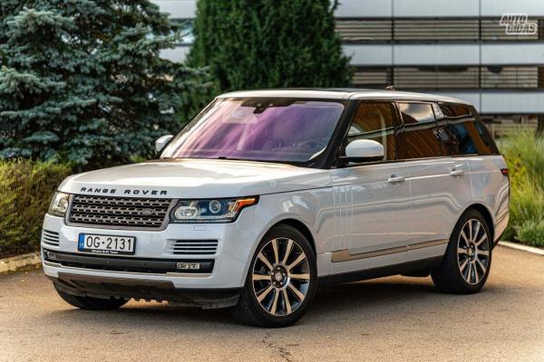 White Land Rover Range Rover 2017 in Klaipeda, with an engine capacity of 3.00 L and mileage of 130 thousand km for 32999 €, photo 2 on AUTOMOTO.COM.LV