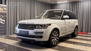 White Land Rover Range Rover 2017 in Riga, with an engine capacity of 3.00 L and mileage of 137 thousand km for 26900 €, photo  on AUTOMOTO.COM.LV