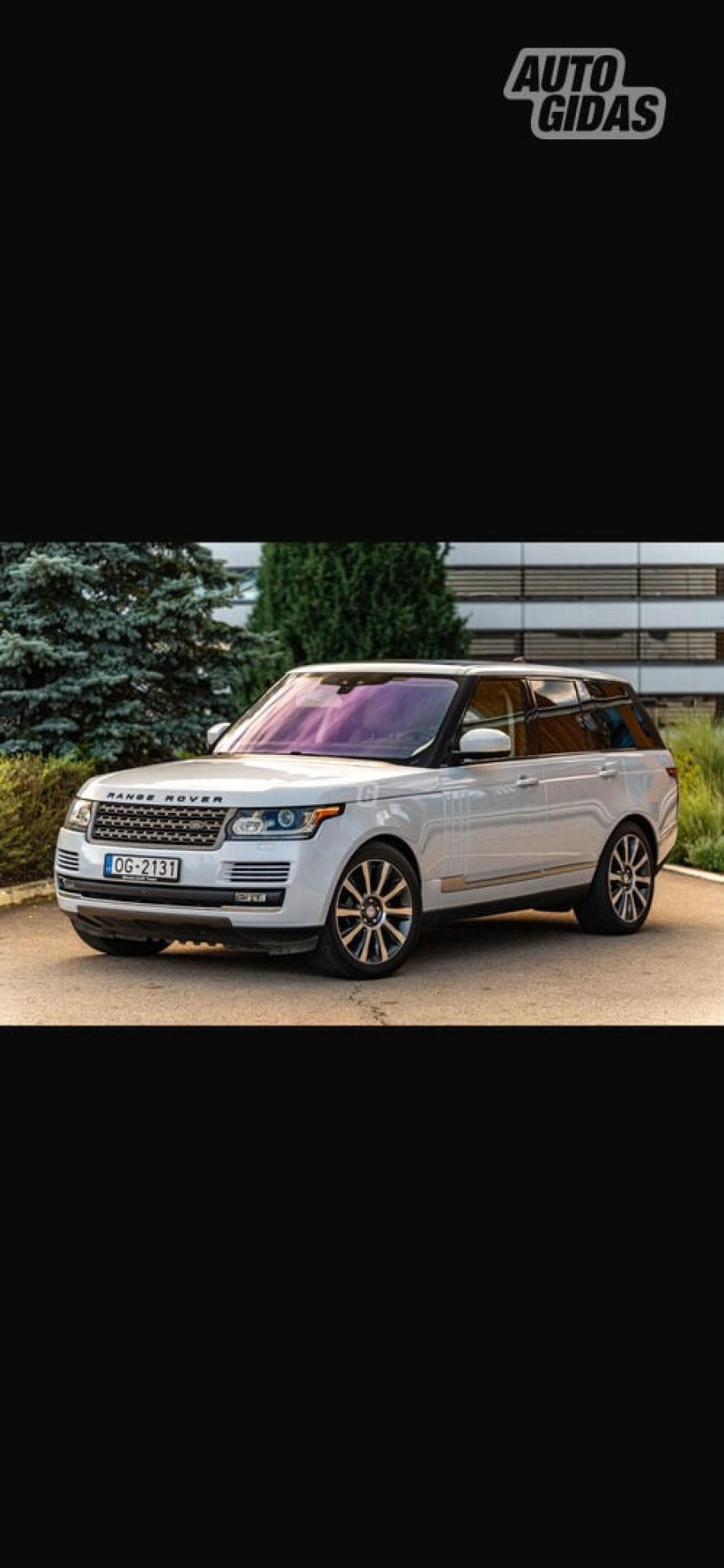 White Land Rover Range Rover 2017 in Riga, with an engine capacity of 3.00 L and mileage of 135 thousand km for 26500 €, photo 3 on AUTOMOTO.COM.LV