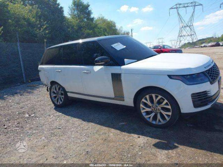 White Land Rover Range Rover 2018 in Klaipeda, with an engine capacity of 5.00 L and mileage of 90 thousand km for 16000 €, photo 14 on AUTOMOTO.COM.LV