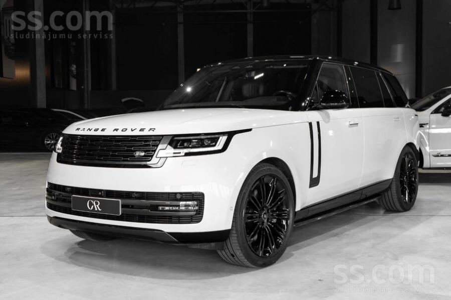 White Land Rover Range Rover 2025 in Riga, with an engine capacity of 4.40 L and mileage of 11 thousand km for 177710 €, photo 1 on AUTOMOTO.COM.LV