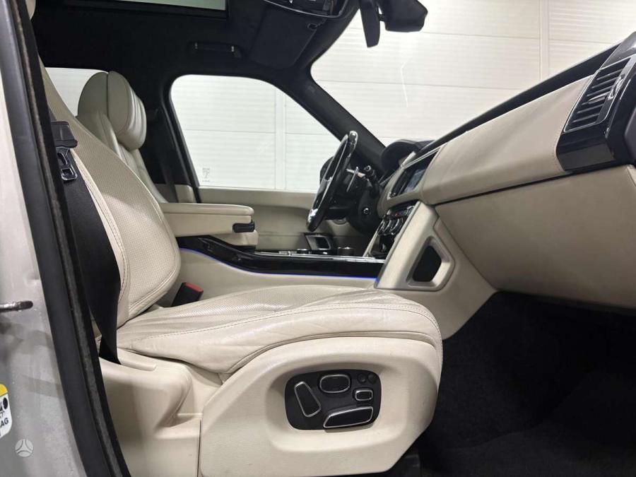 Dzeltens Land Rover Range Rover 2014 Viļņa, ar dzinēja tilpumu 4.37 L un nobraukumu 203 tūkst. km par 23990 €, foto 18 vietnē AUTOMOTO.COM.LV